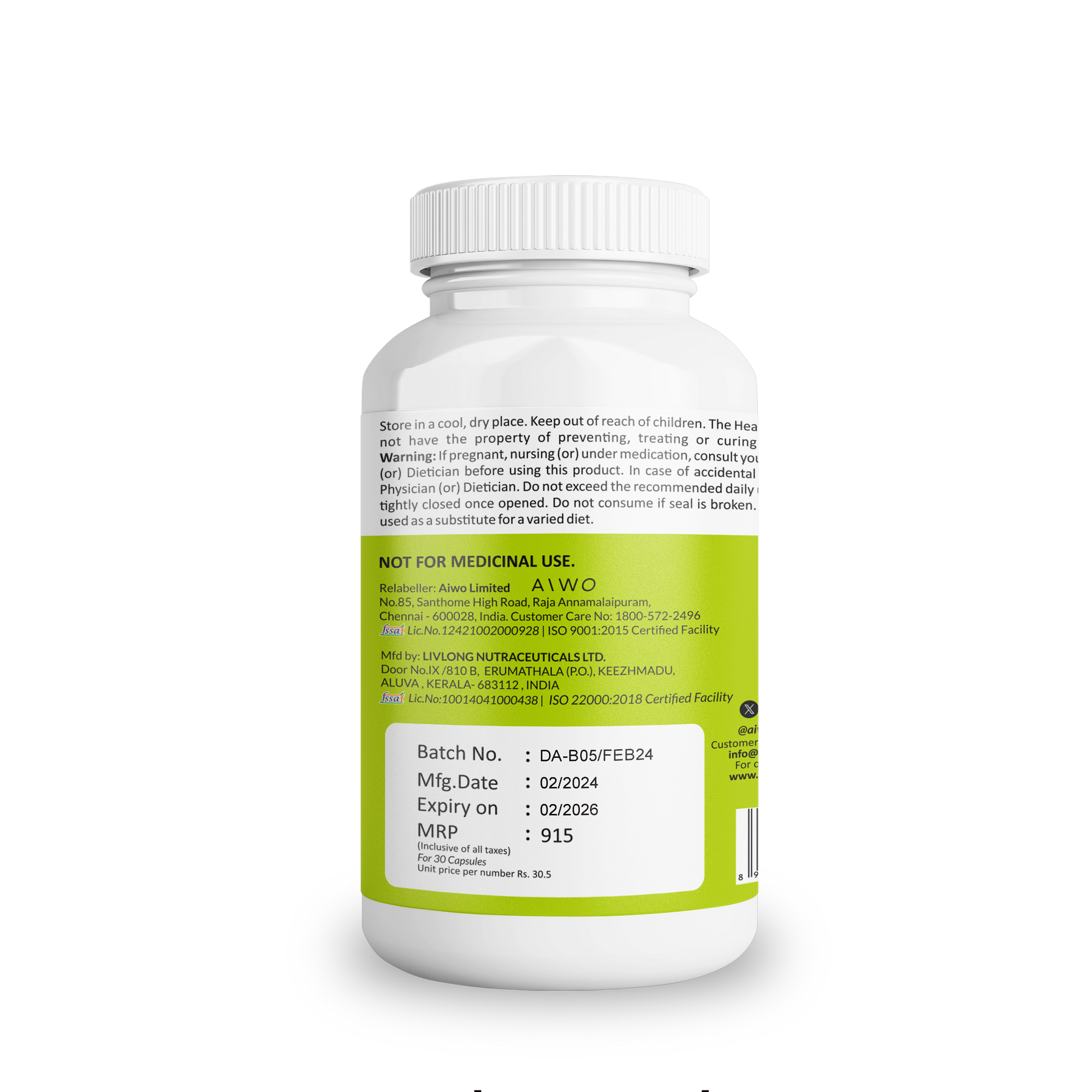 Clinically Tested and Purified Extract of Ashwagandha Supplements ...